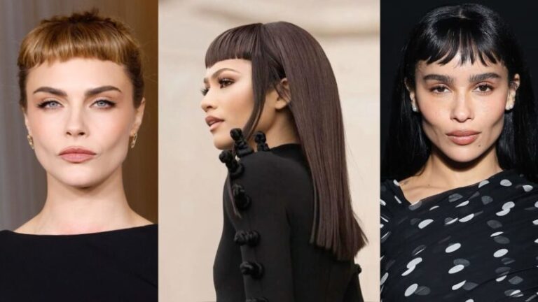 Prosta grzywka wraca do gry – poznaj letterbox bangs! | Blog Hairstore