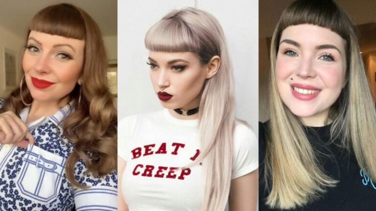 Prosta grzywka wraca do gry – poznaj letterbox bangs! | Blog Hairstore