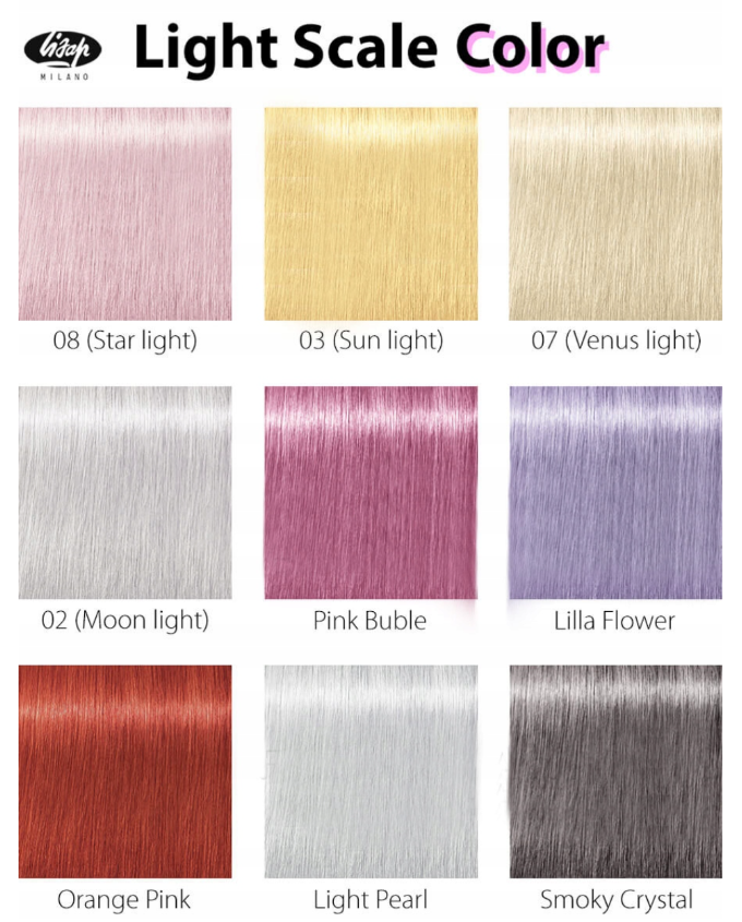 Lisap Light Scale, toner do włosów blond bez amoniaku, Lilla Flower ...